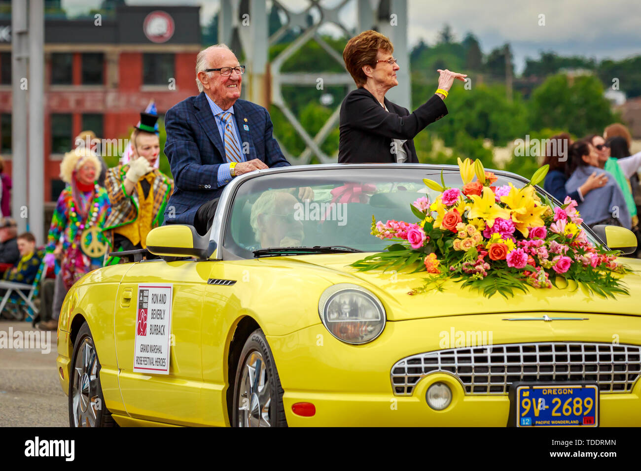 Portland, Oregon, USA - June 8, 2019: Roan and Beverly Burback, Grand ...