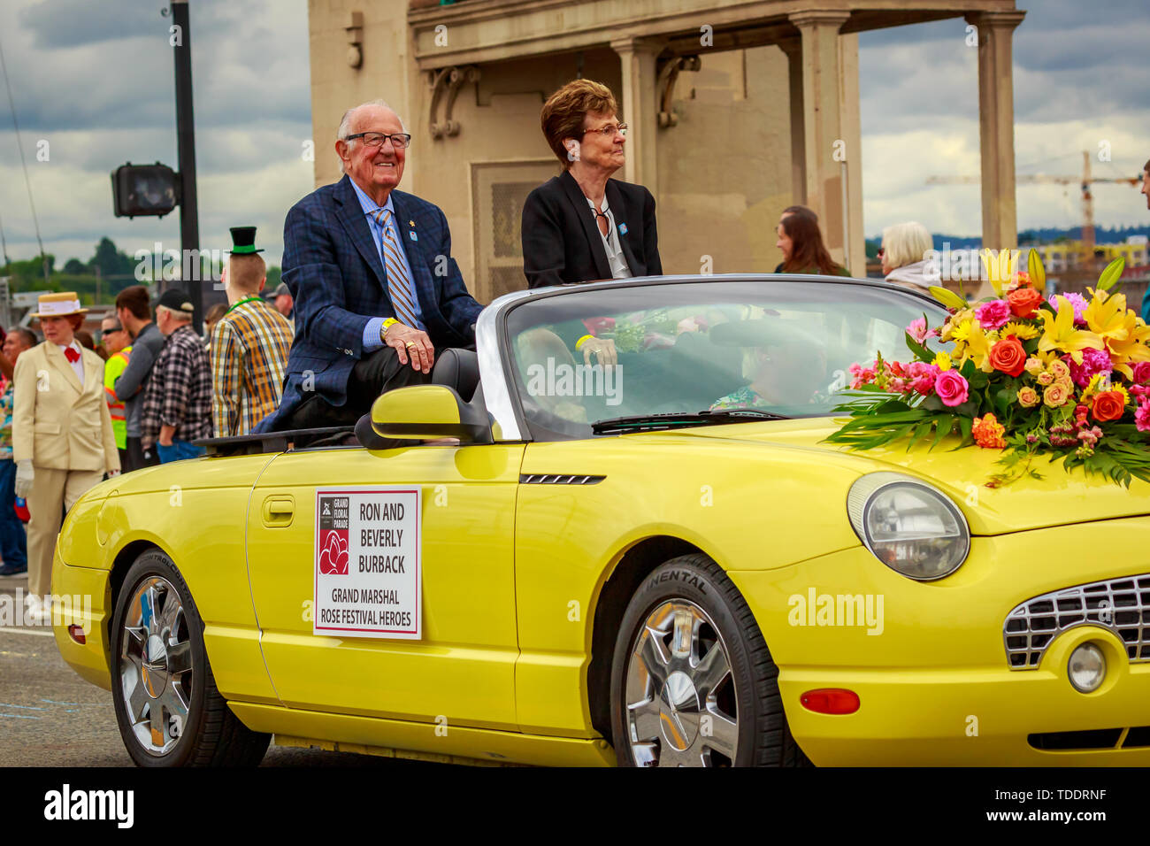 Portland, Oregon, USA - June 8, 2019: Roan and Beverly Burback, Grand ...