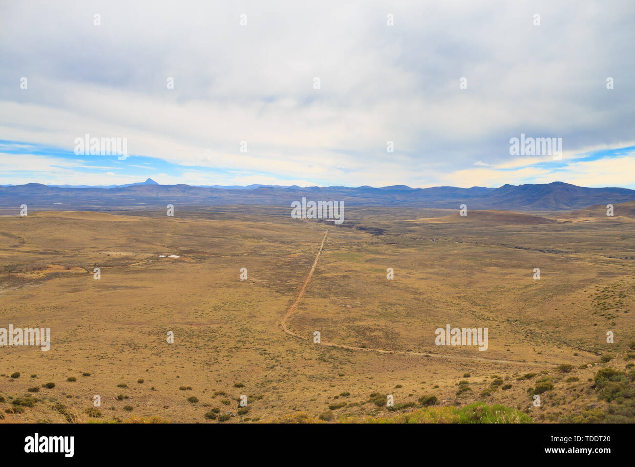 Landscape from Orange Free State. On the road to Karoo, South Africa ...