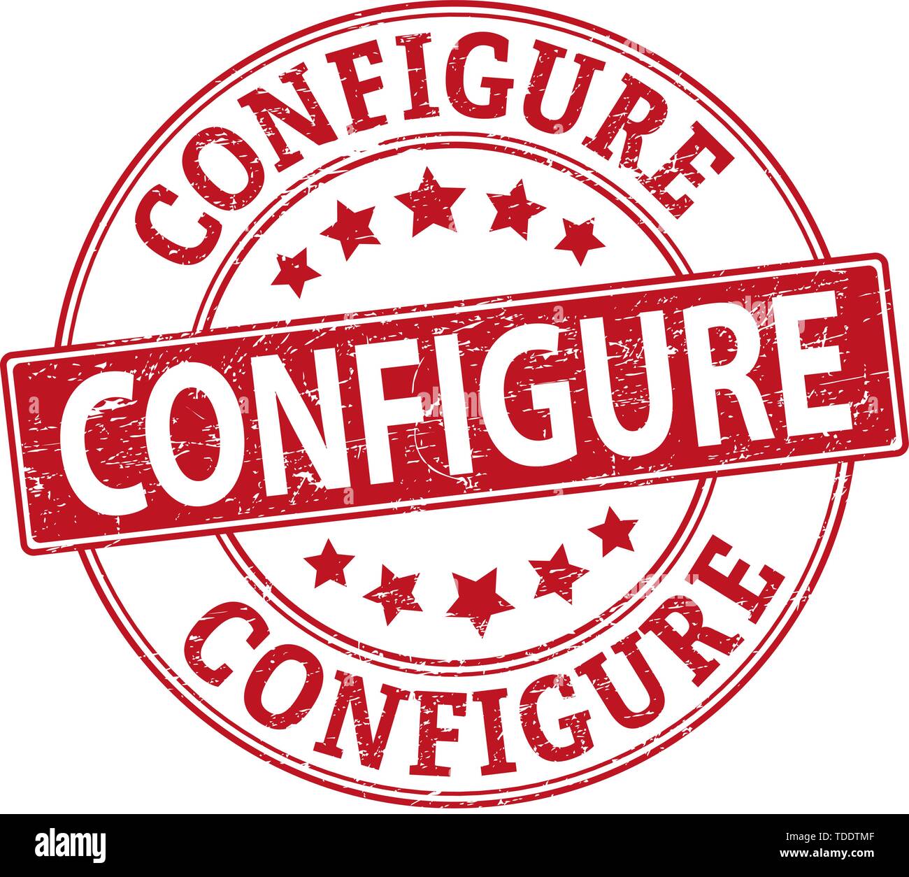 Configure icon white background Stock Vector Images - Alamy