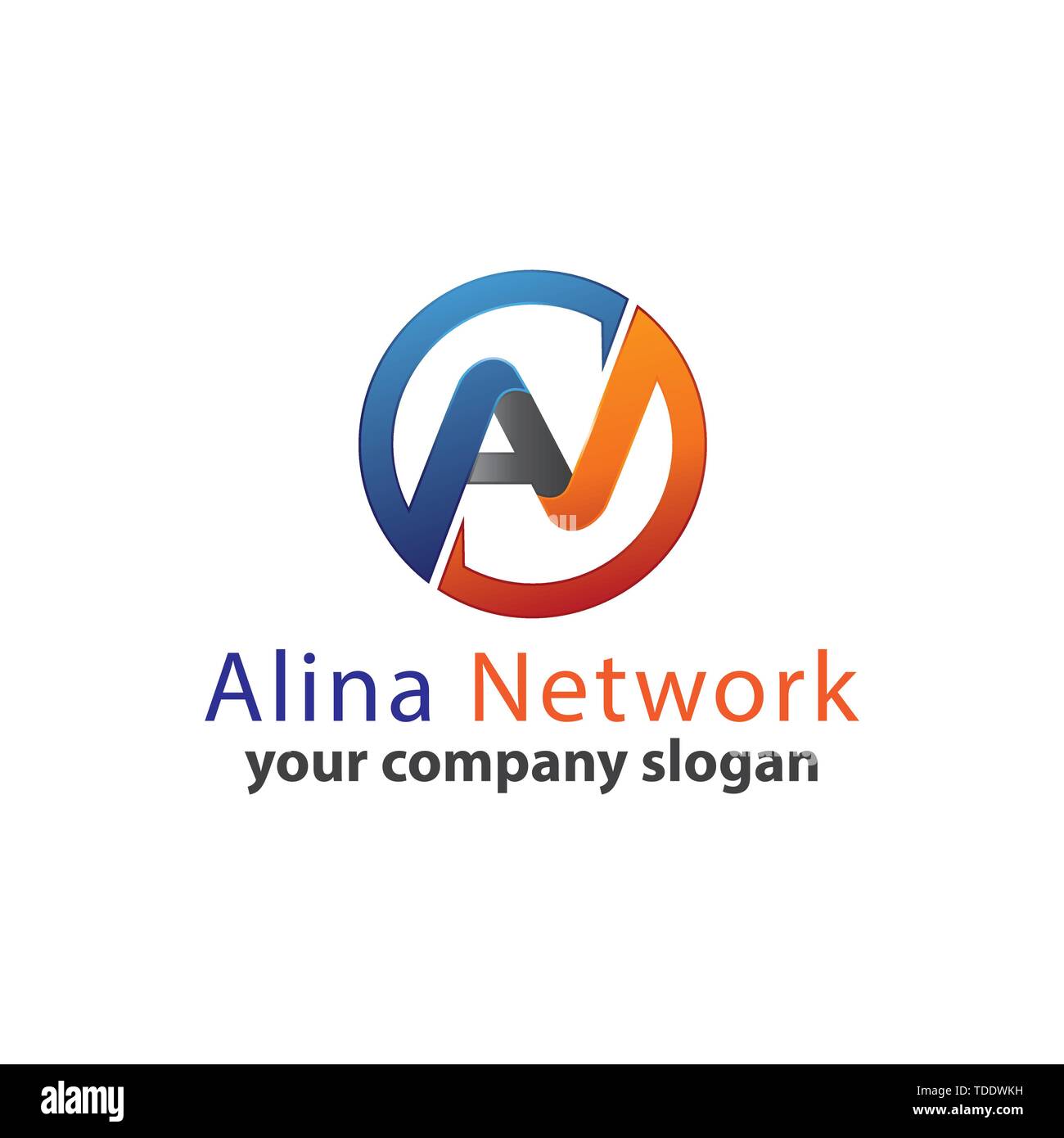 Letter An logo.Web design Stock Vector Image & Art - Alamy