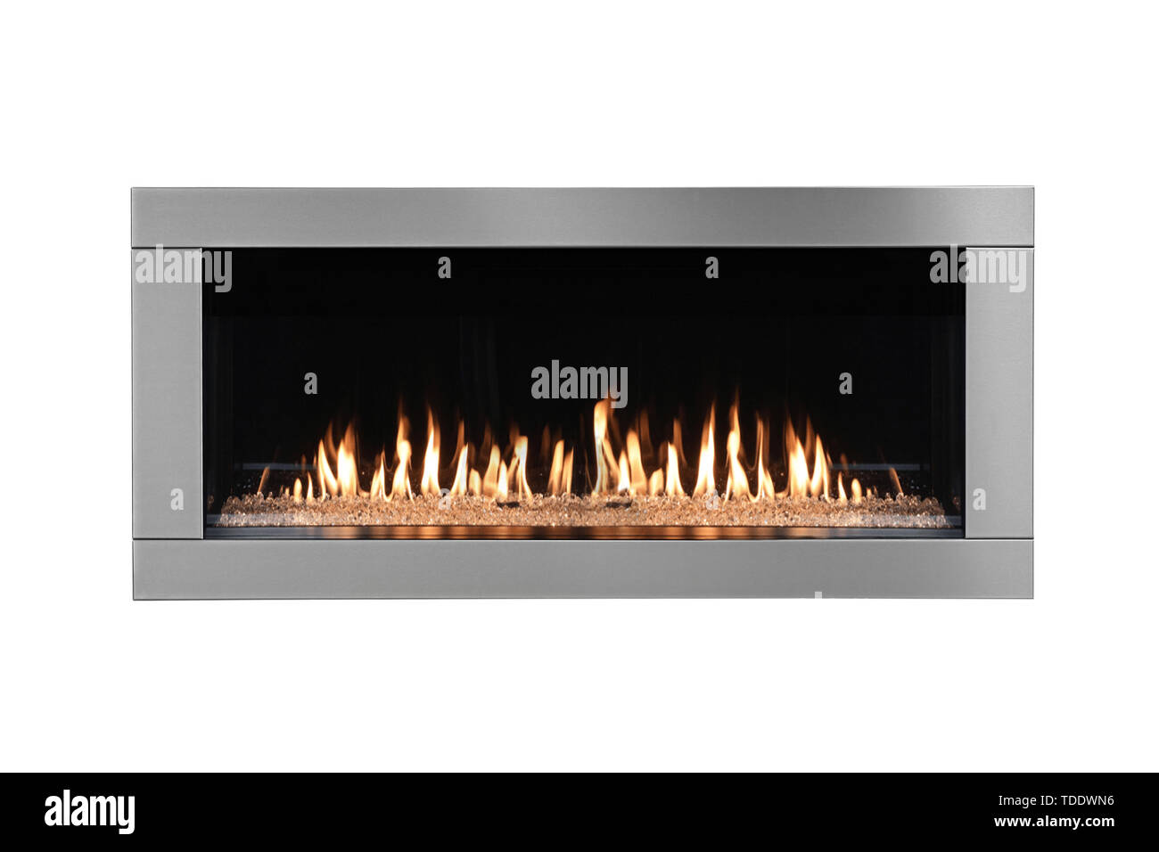 Gas fire built into fireplace hi-res stock photography and images - Alamy