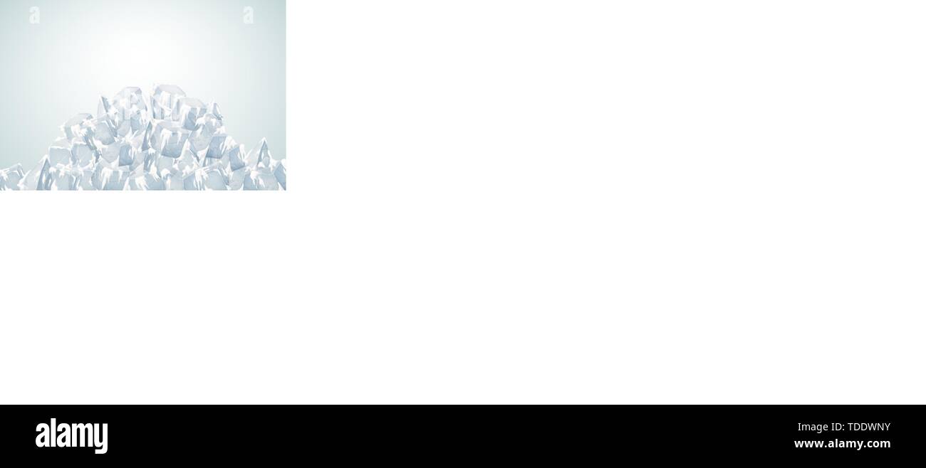 Translucent snow with ice. Vector illustration. Big heap Stock Vector ...