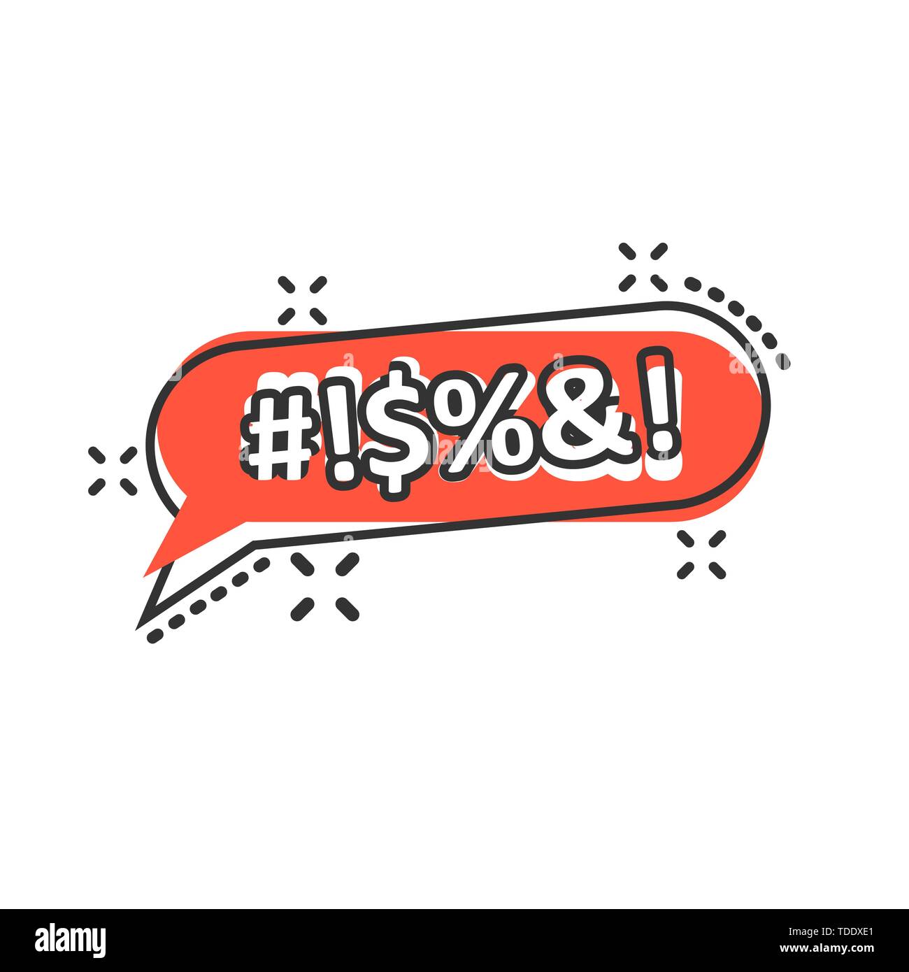 Shout speech bubble icon in comic style. Complain vector cartoon ...