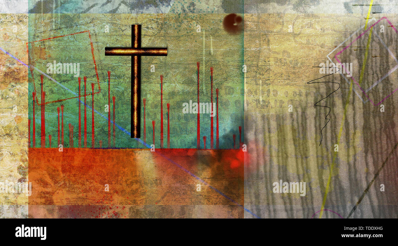 Abstract cross hi-res stock photography and images - Alamy