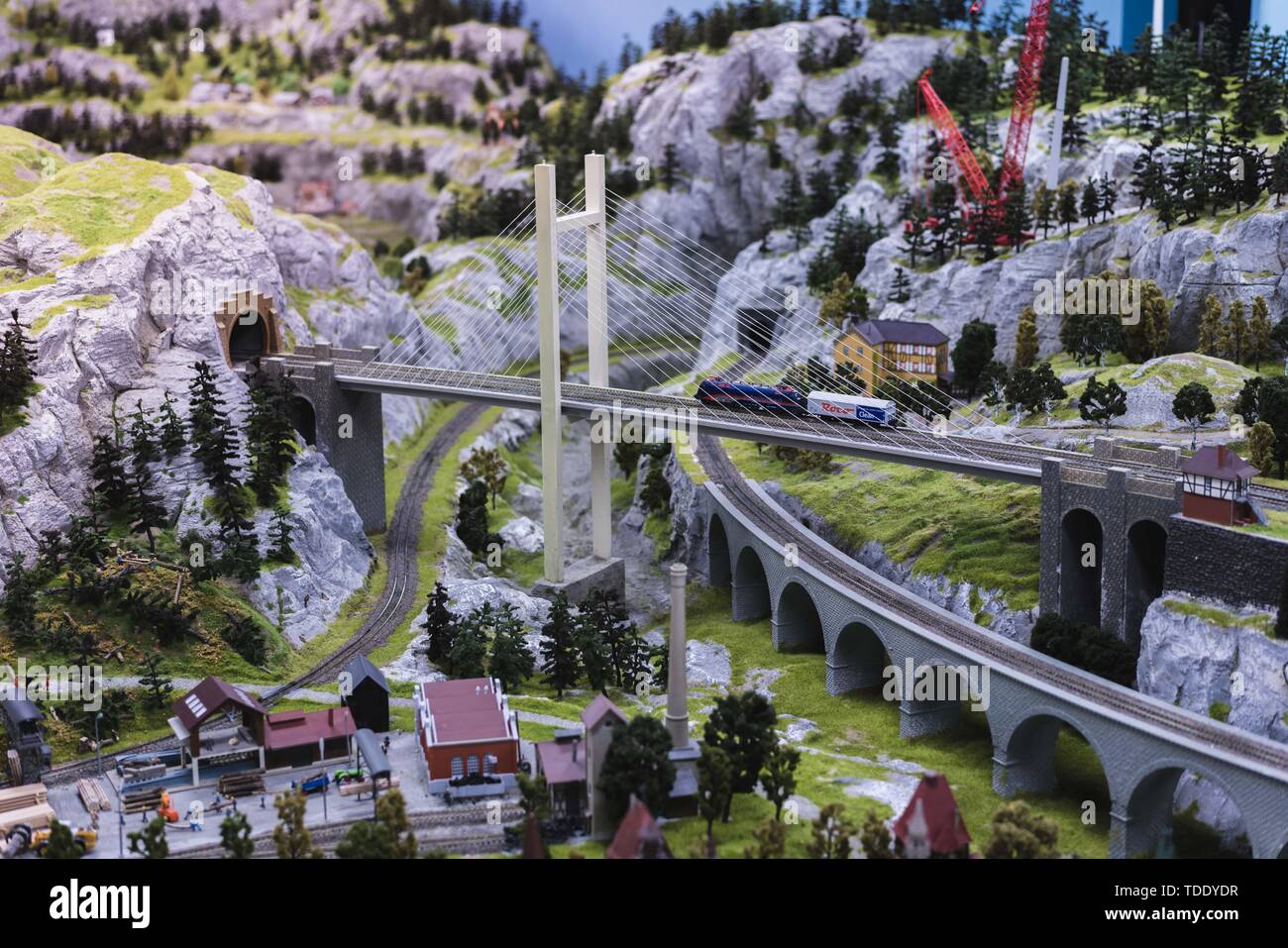 Shanghai's big dream microcity, the railway model theme sand table of ...