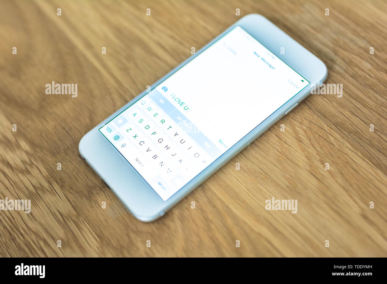 Makes phone calls commercial screen design technology hi-res stock ...