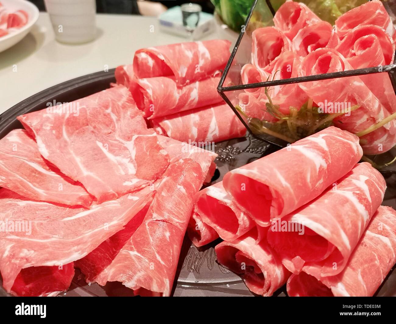 Little fat lamb roll Stock Photo - Alamy