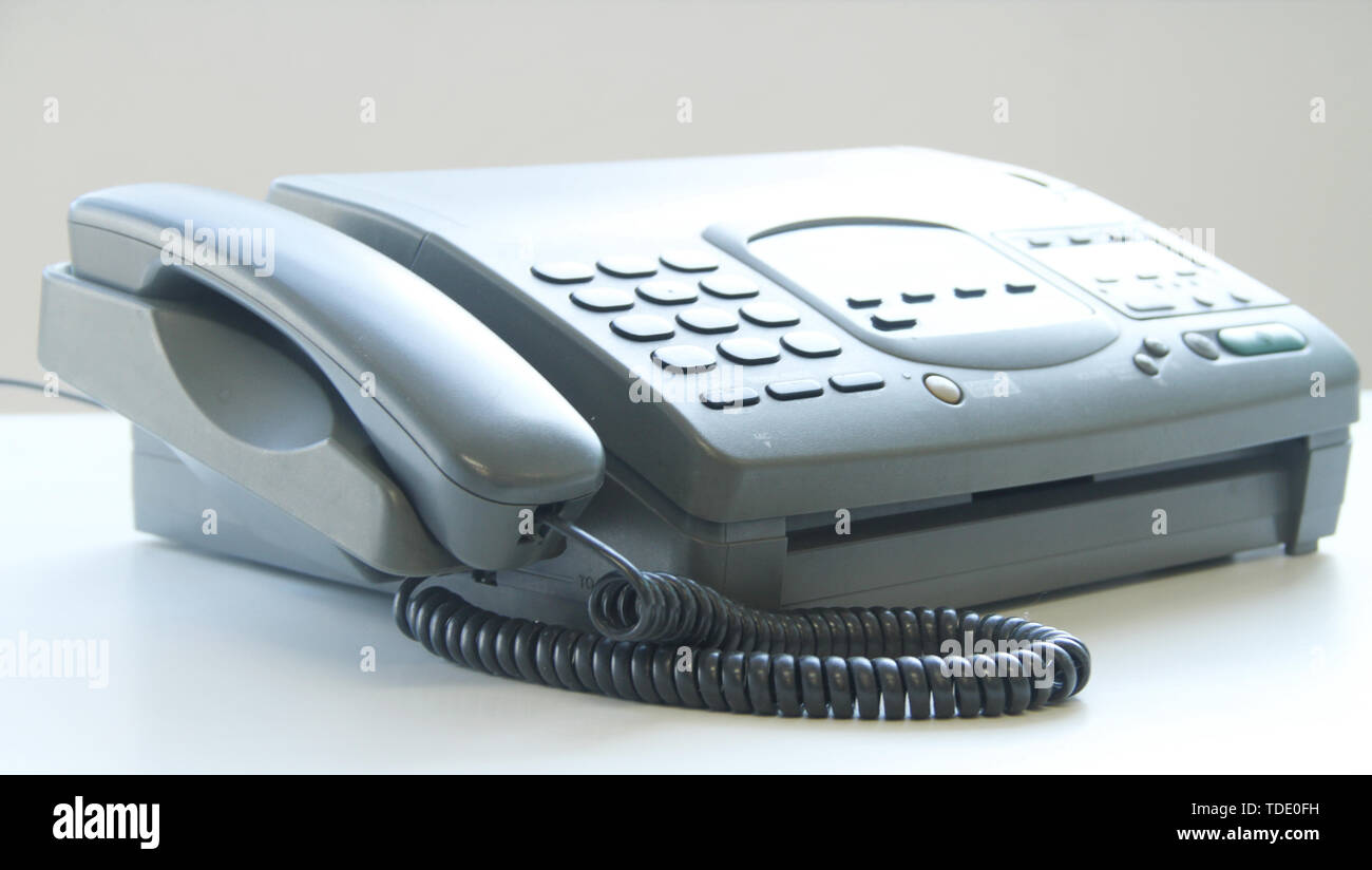 Old fax machine hi-res stock photography and images - Alamy