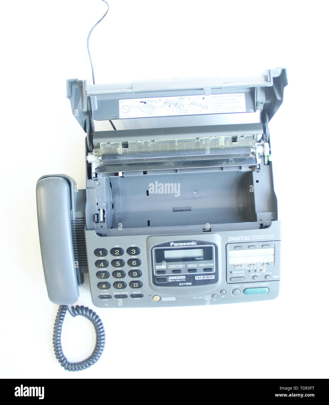 Old fax machine Cut Out Stock Images & Pictures - Alamy