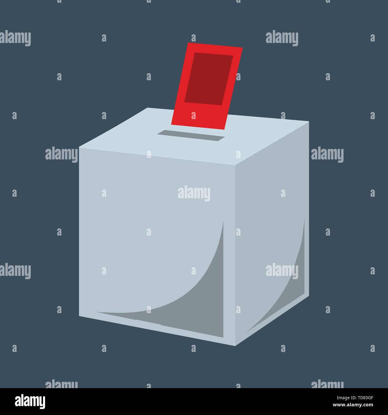 election concept box vector illustration Stock Vector Image & Art - Alamy