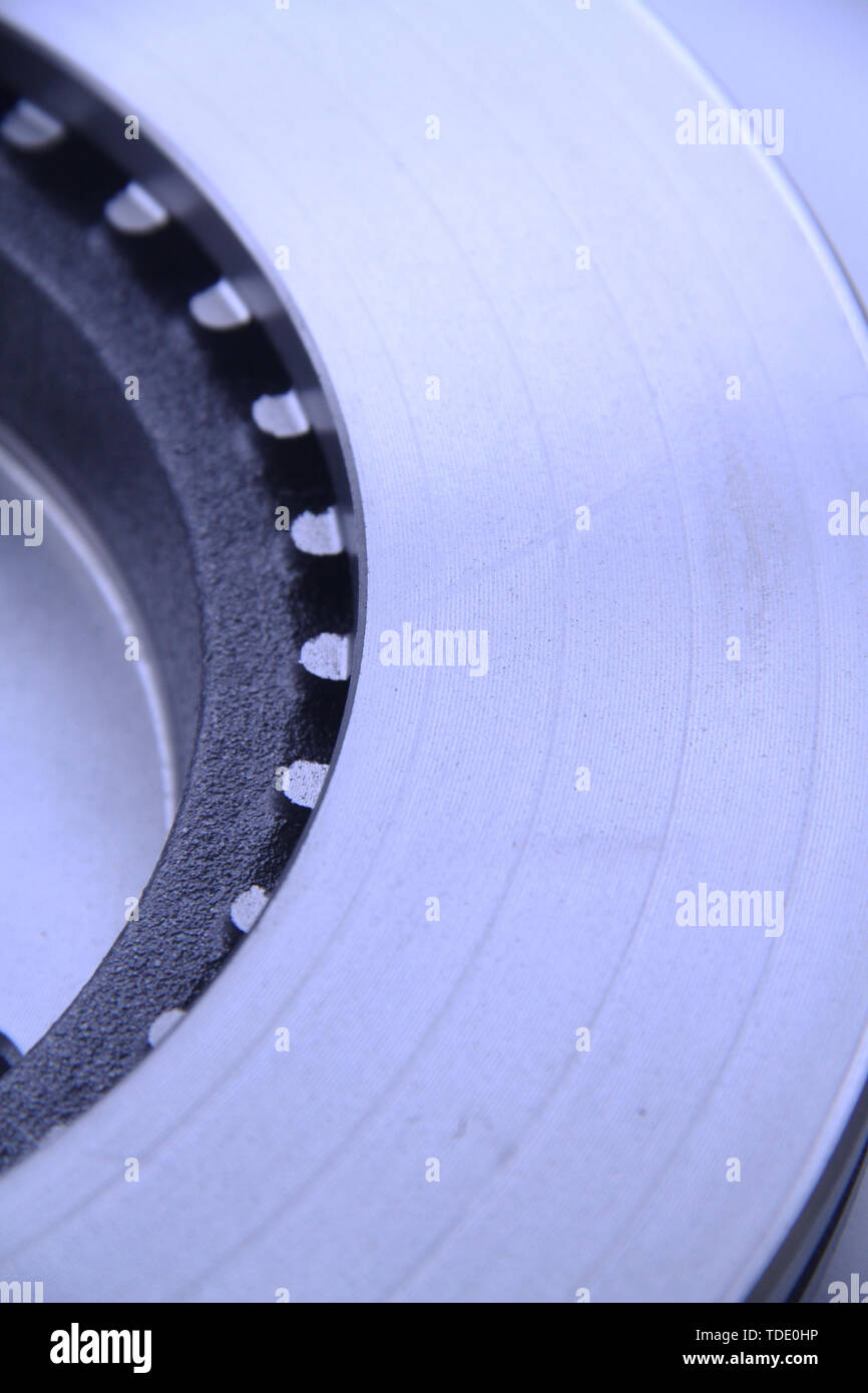 Car brake disc isolated on white background, São Paulo, Brazil Stock ...