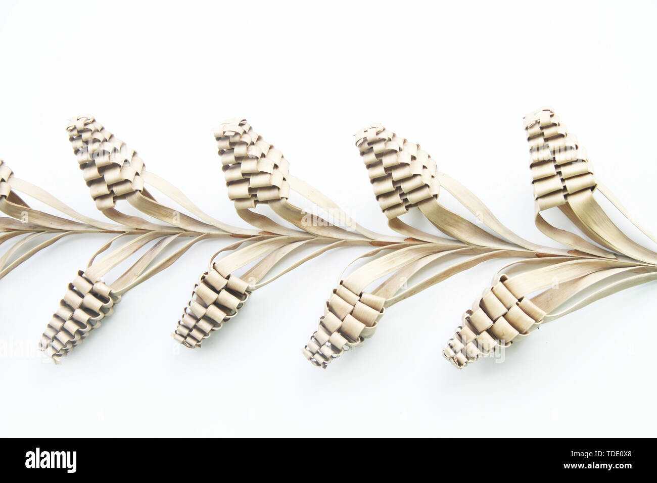 Dry handcraft flower in isolated white background, São Paulo, Brazil ...