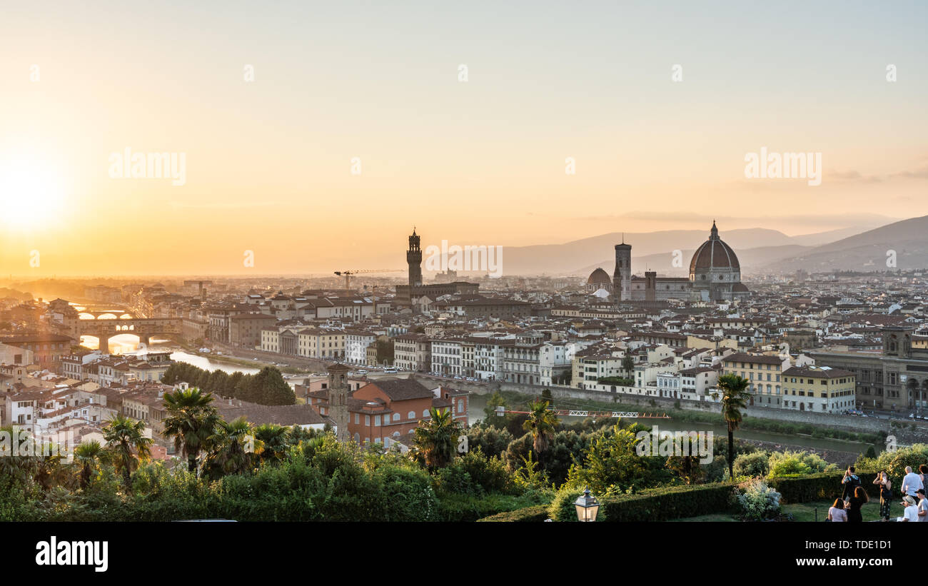 Florence sunset hi-res stock photography and images - Alamy