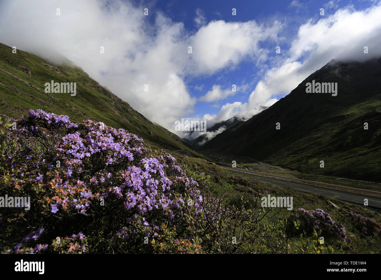 Outdoor hiking tourist scenery Stock Photo - Alamy