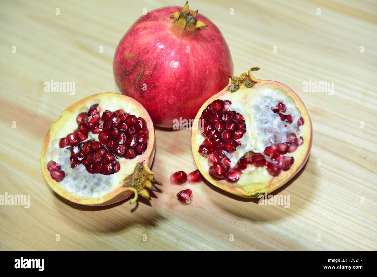 Soft seed pomegranate Stock Photo - Alamy