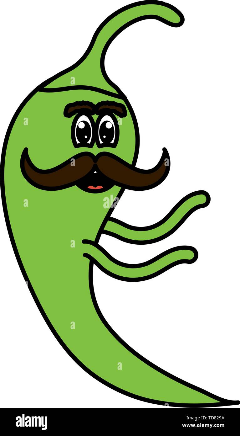 chilli pepper comic character vector illustration design Stock Vector ...