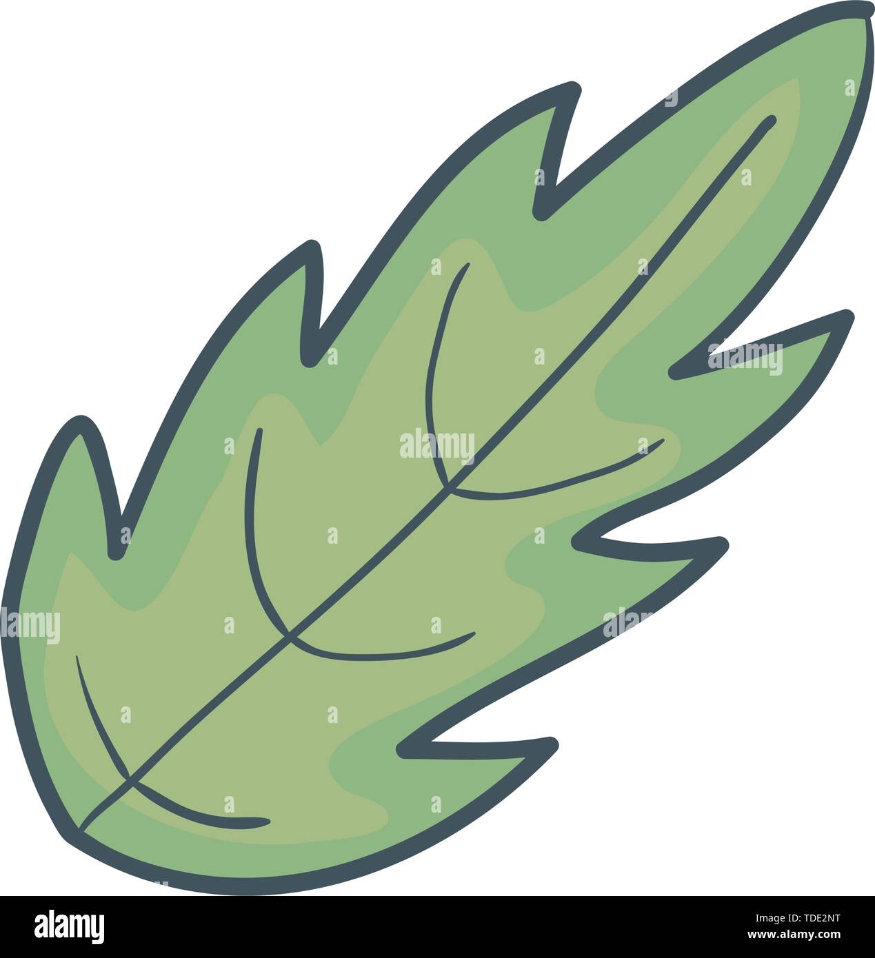 nature leaf cartoon vector illustration graphic design Stock Vector ...
