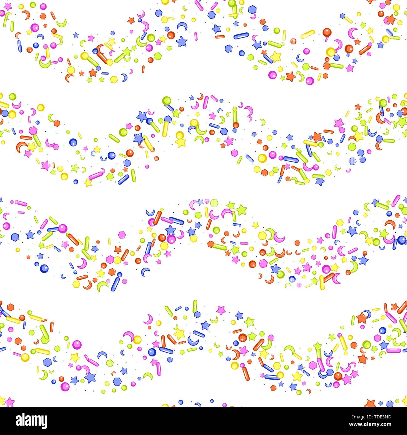 Sprinkle with grains of desserts. Seamless abstract pattern with sharp ...