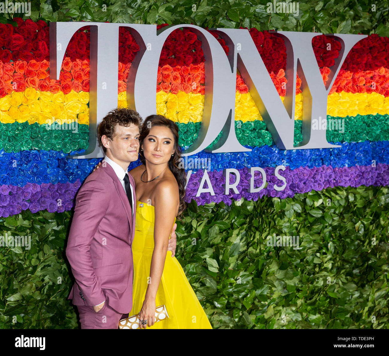 New York, NY - June 09, 2019: Benjamin Tyler Cook and Ashley Park ...