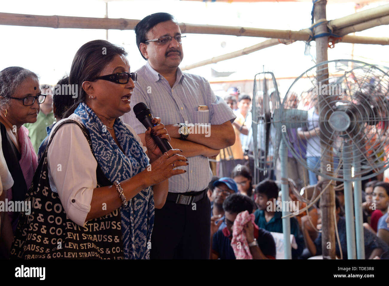 Kolkata, India. 14th June, 2019. Bengali actress and filmmaker Aparna ...