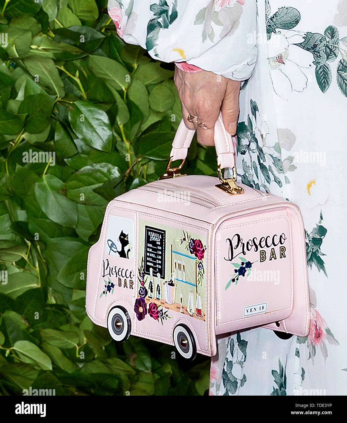 New York, NY - June 09, 2019: Kerry Butler (bag detail) attends the ...