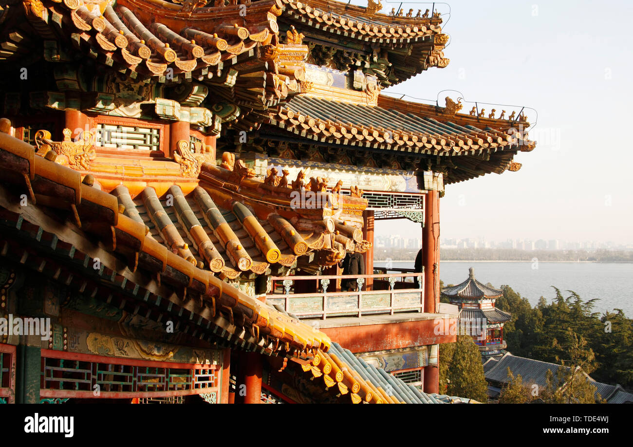 Old summer palace bejing hi-res stock photography and images - Alamy