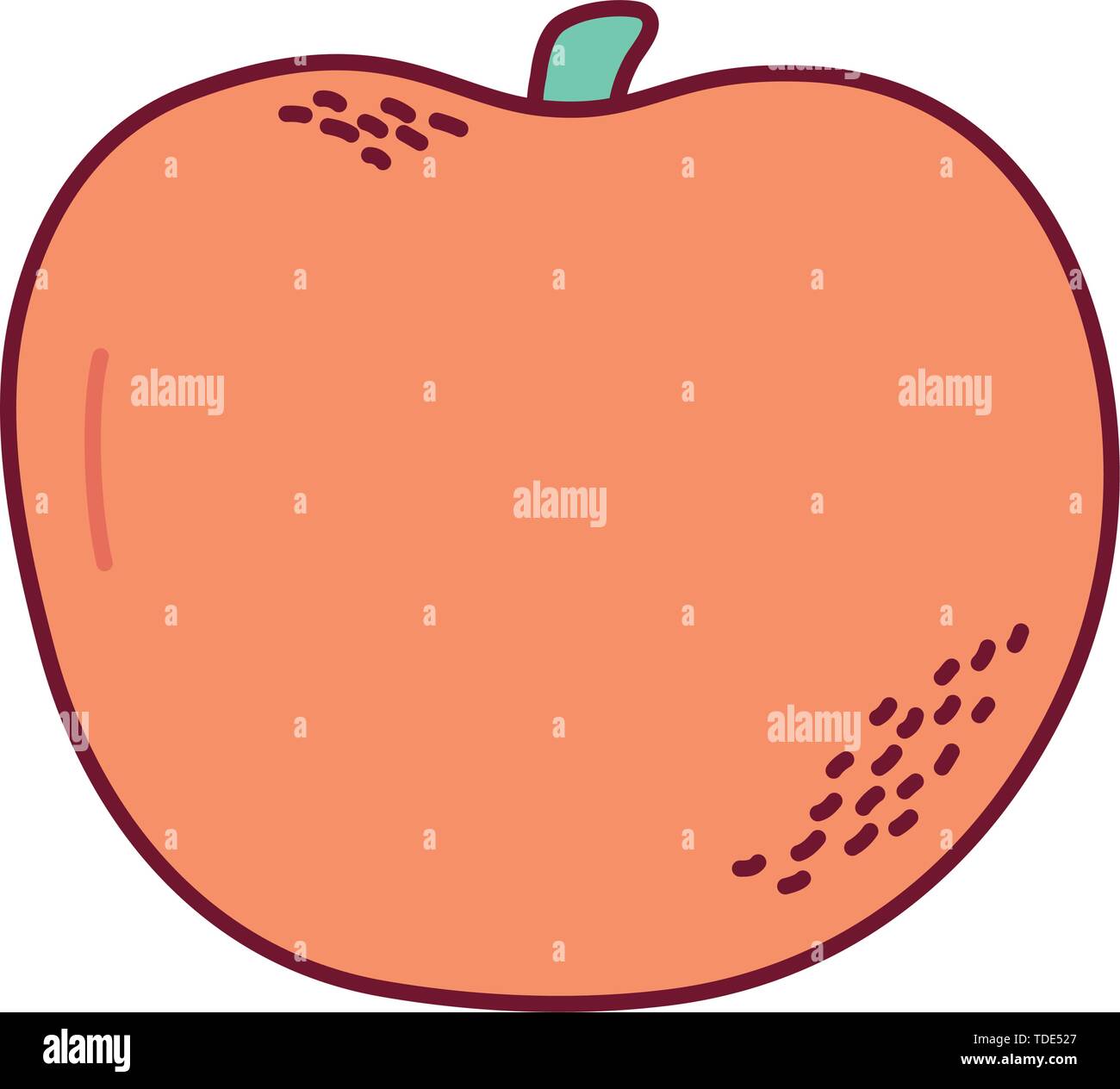 delicious tasty sweet fruit apple cartoon vector illustration graphic ...