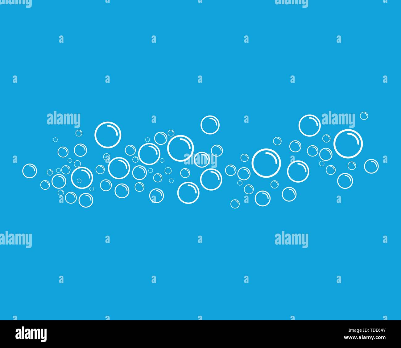 Bubble water vector illustration design template Stock Vector Image ...