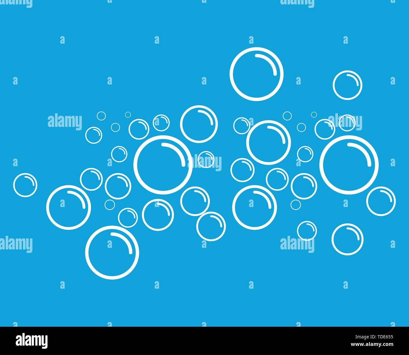 Bubble water vector illustration design template Stock Vector Image ...