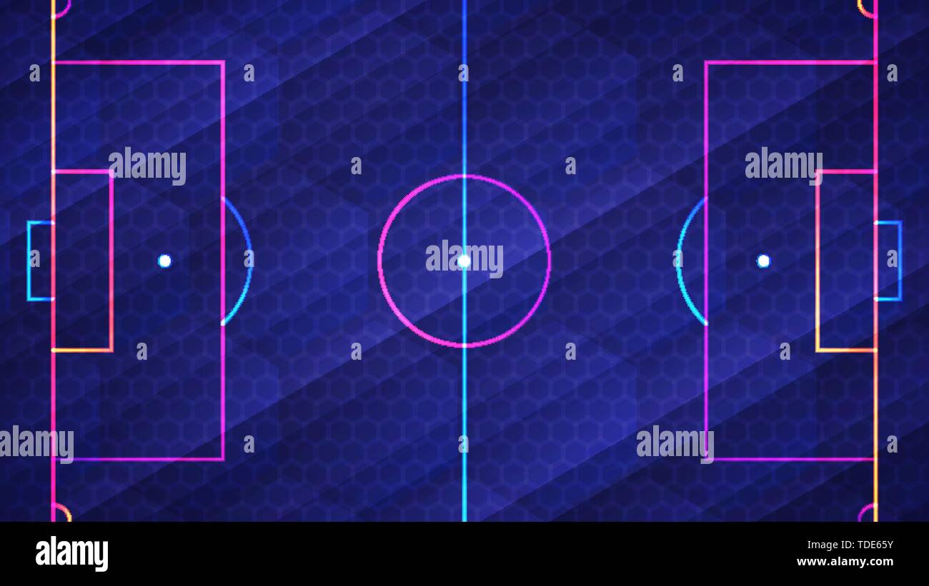 Football championship light background. Vector illustration of glowing ... Football championship light background. Vector illustration of glowing ...