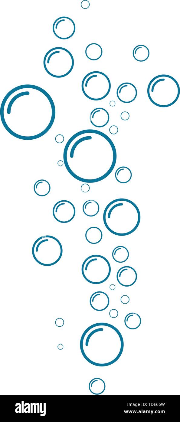 Bubble water vector illustration design template Stock Vector Image ...