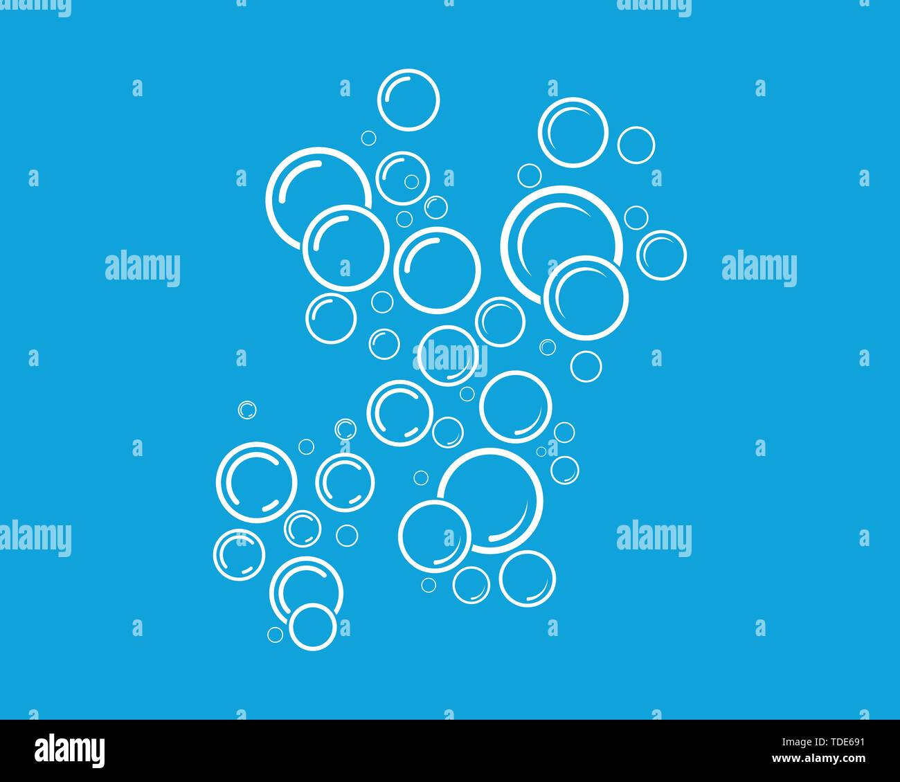 Bubble water vector illustration design template Stock Vector Image ...