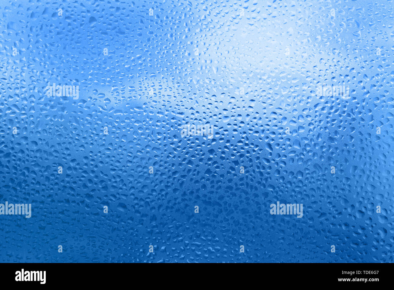 texture of natural water drops on glass Stock Photo - Alamy