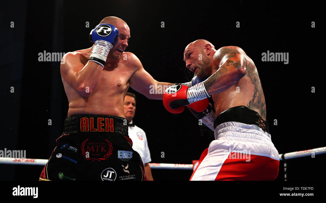 Alex Dickinson (left) and Kamil Sokolowski (right) during the ...