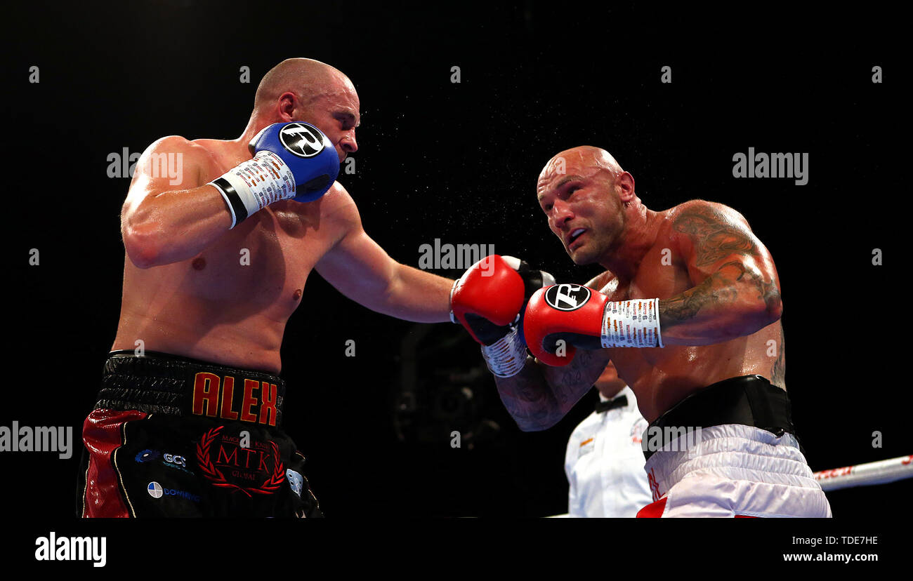 Alex Dickinson (left) and Kamil Sokolowski (right) during the ...