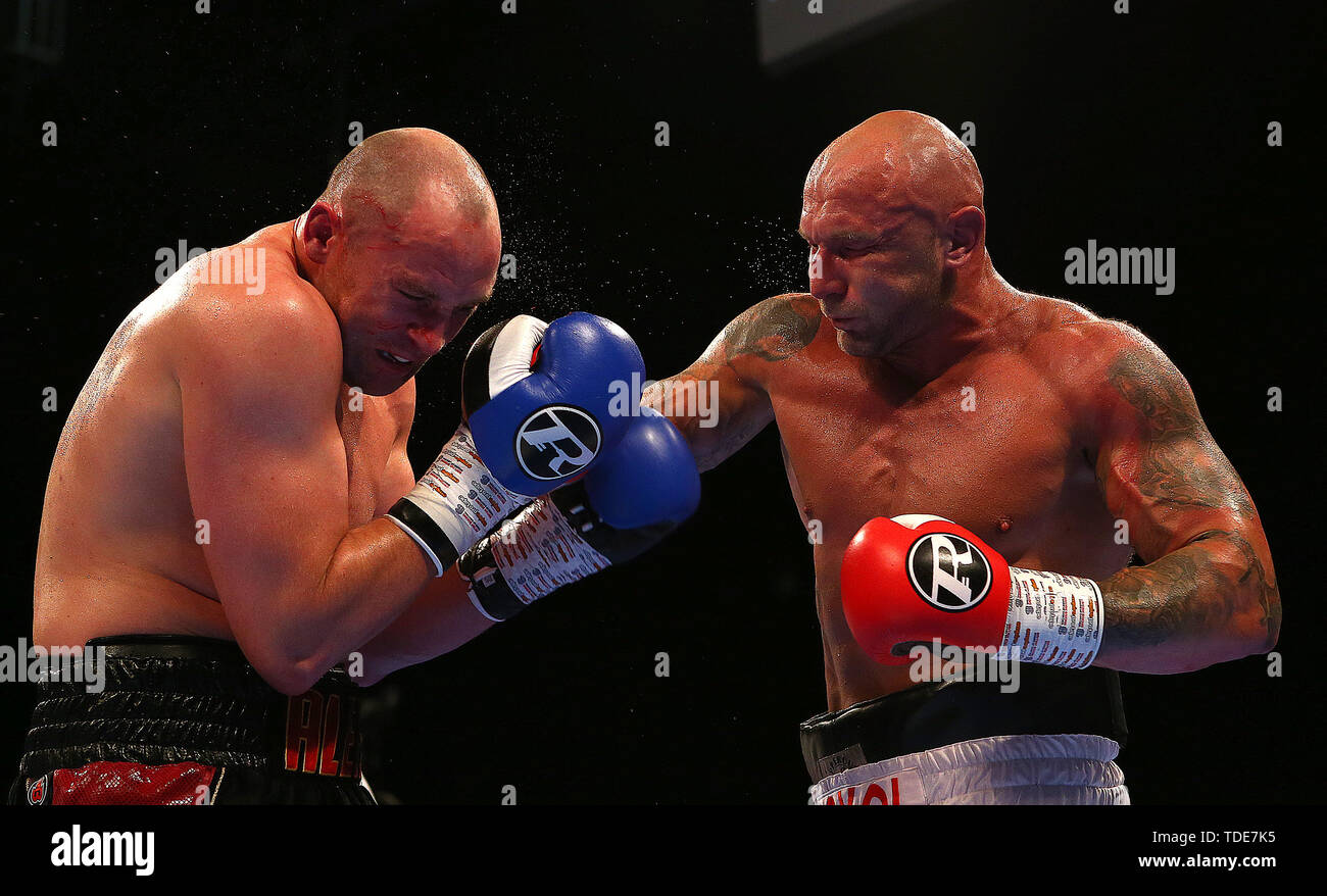 Alex Dickinson (left) and Kamil Sokolowski (right) during the ...