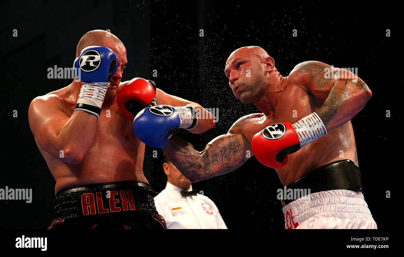 Alex Dickinson (left) and Kamil Sokolowski (right) during the ...