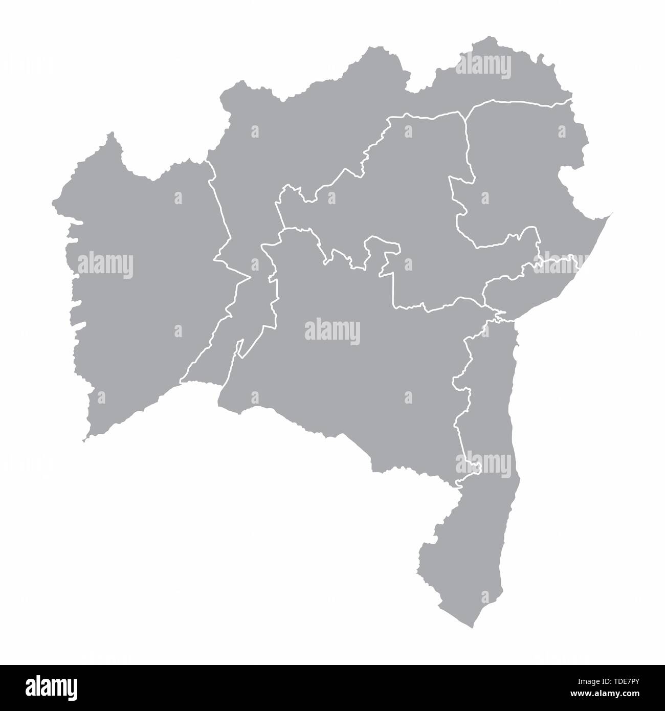 Bahia map hi-res stock photography and images - Alamy