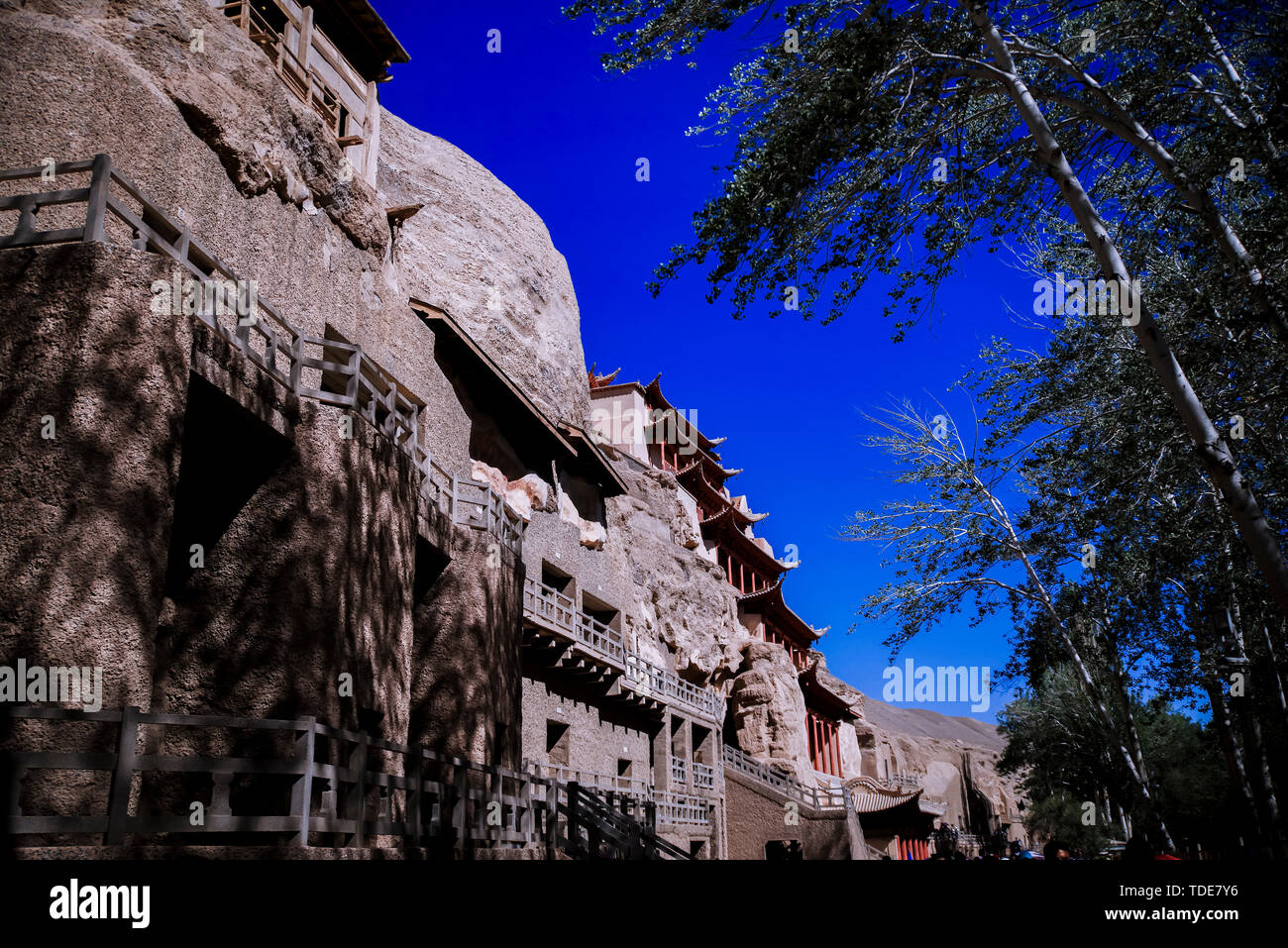 Dunhuang, Mogao Grottoes Stock Photo - Alamy
