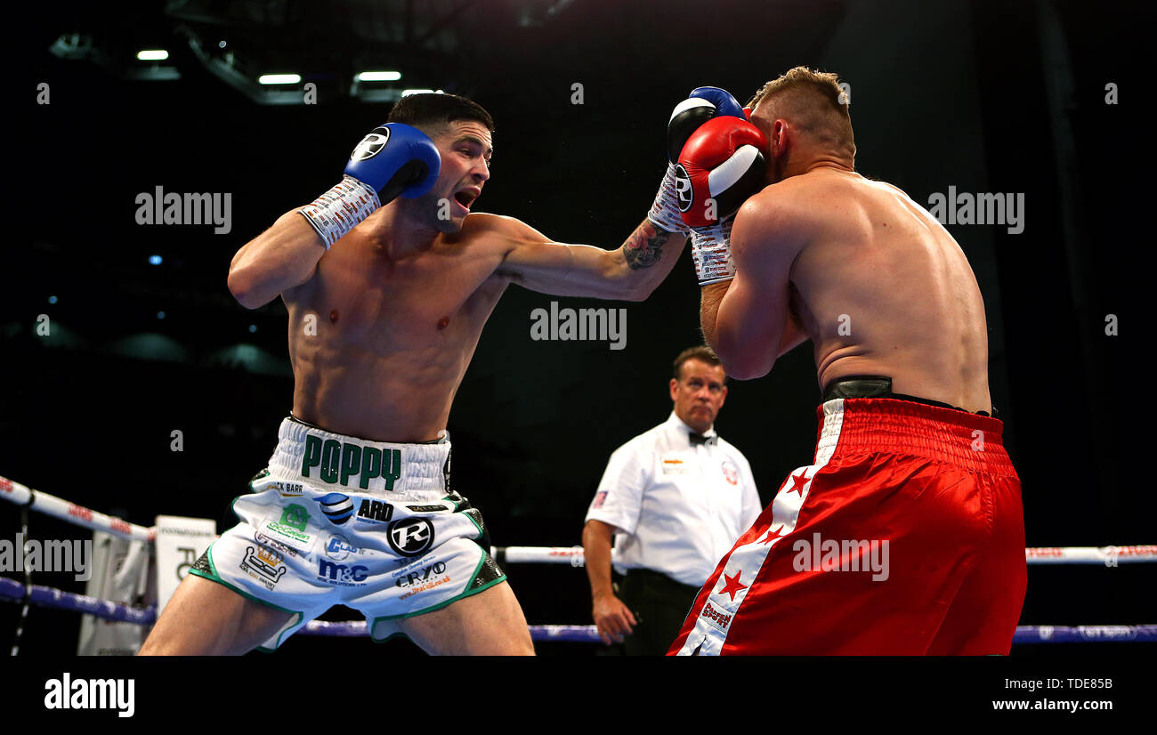 International middleweight contest first direct arena hi-res stock ...