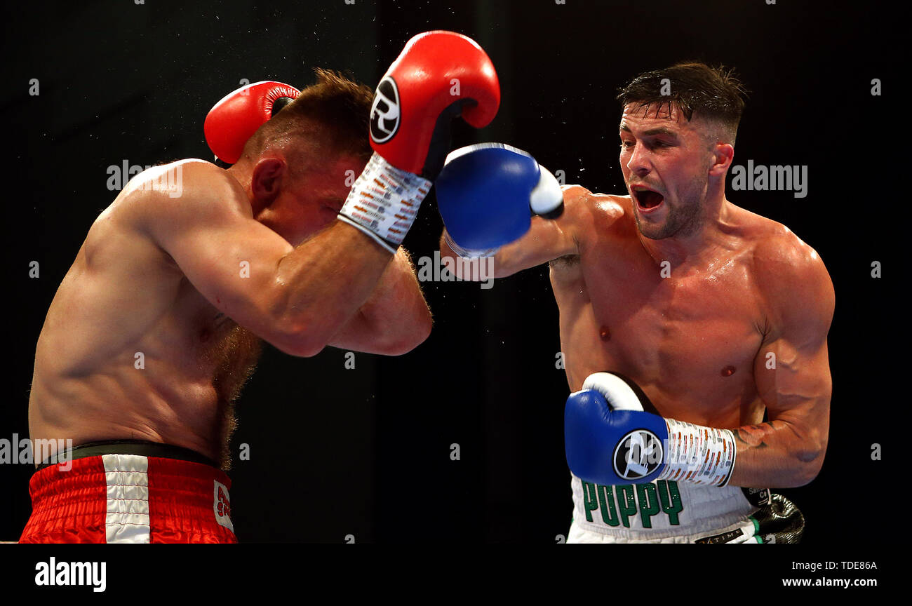 Daniel Urbanski (left) and Mark Heffron (right) during the ...