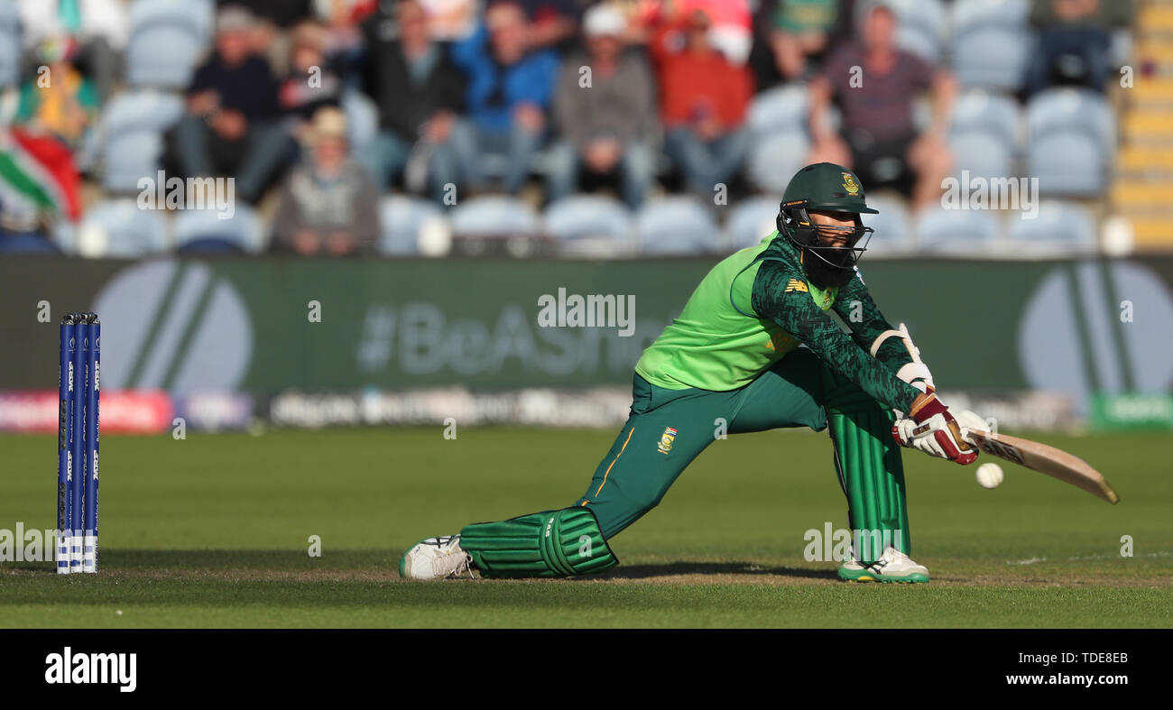 South Africa's Hashim Amla during the ICC cricket World Cup group stage ...