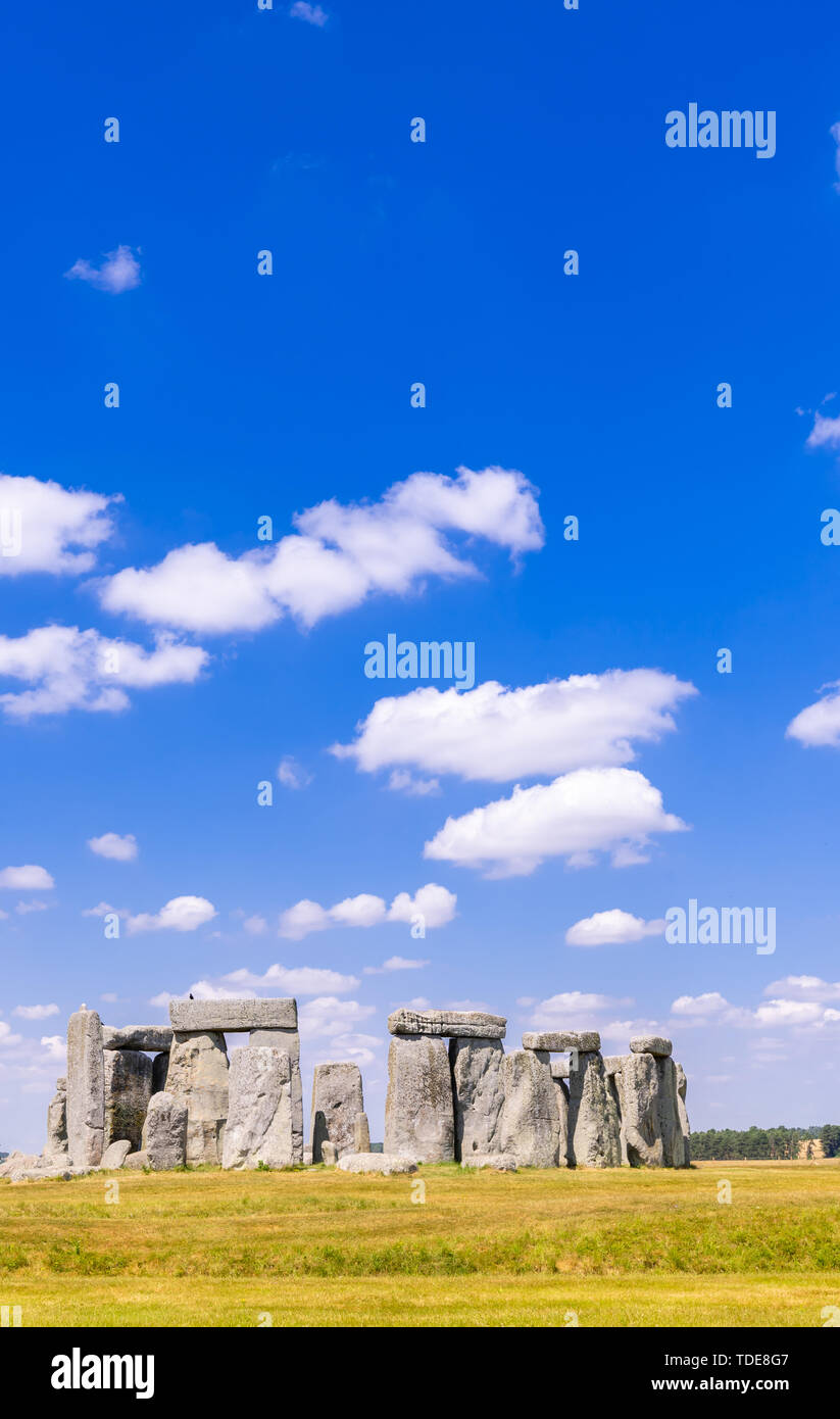 Landscape of Stonehenge England United Kingdom, UNESCO World heritage ...