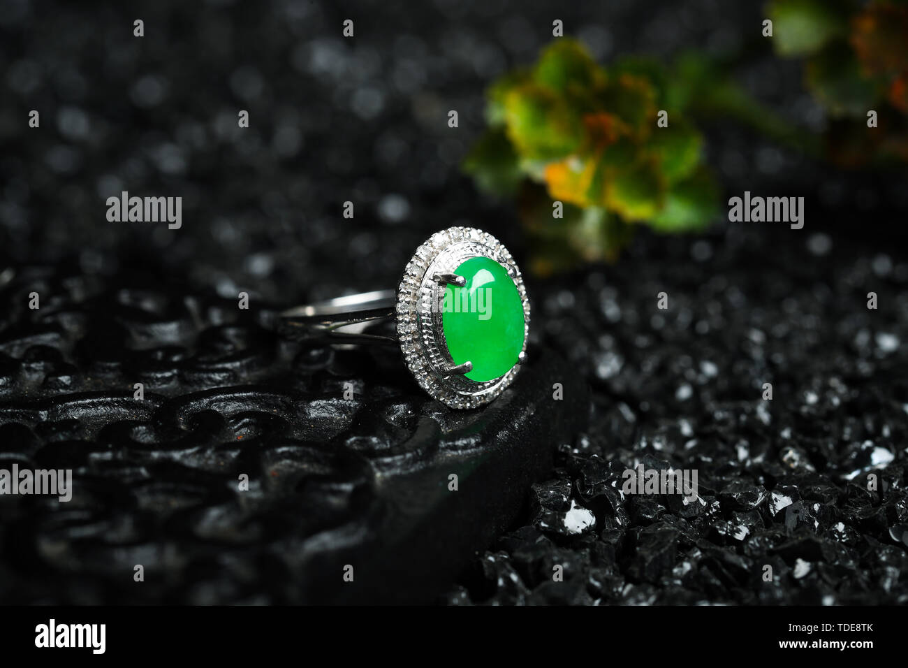 The emerald ring Stock Photo - Alamy