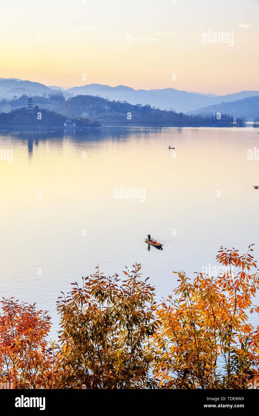 Scenery of Ying Lake Scenic Area in Ankang, Shaanxi Stock Photo - Alamy