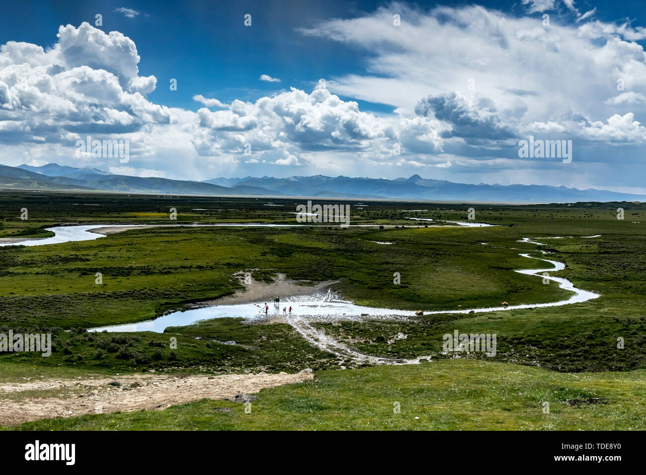 Litang Prairie Scenery 4 (The beautiful prairie is particularly ...