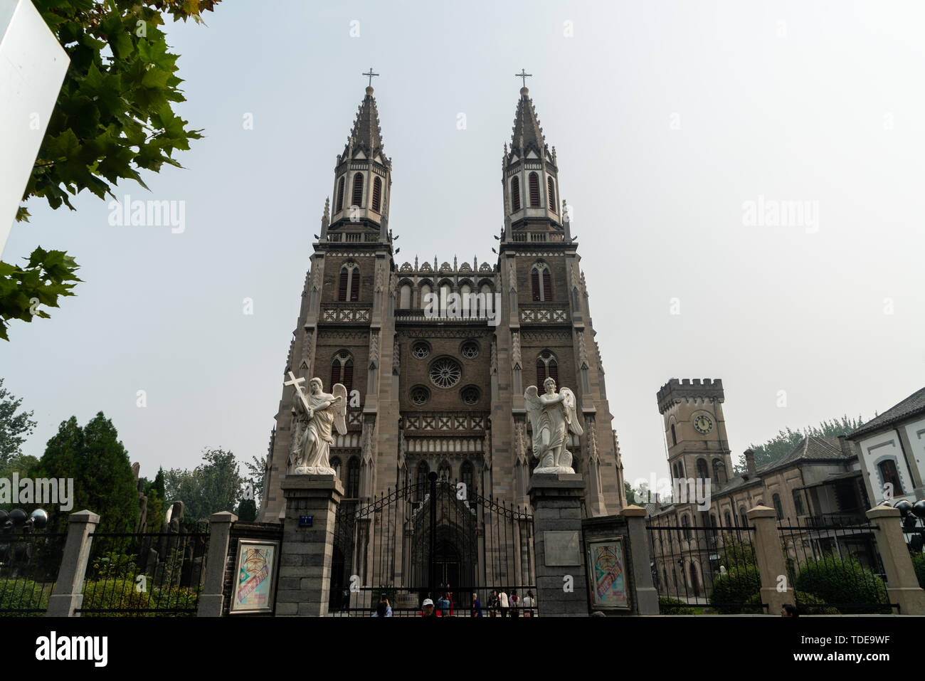 Dome and ancient ancient high rise building outside high rise building ...