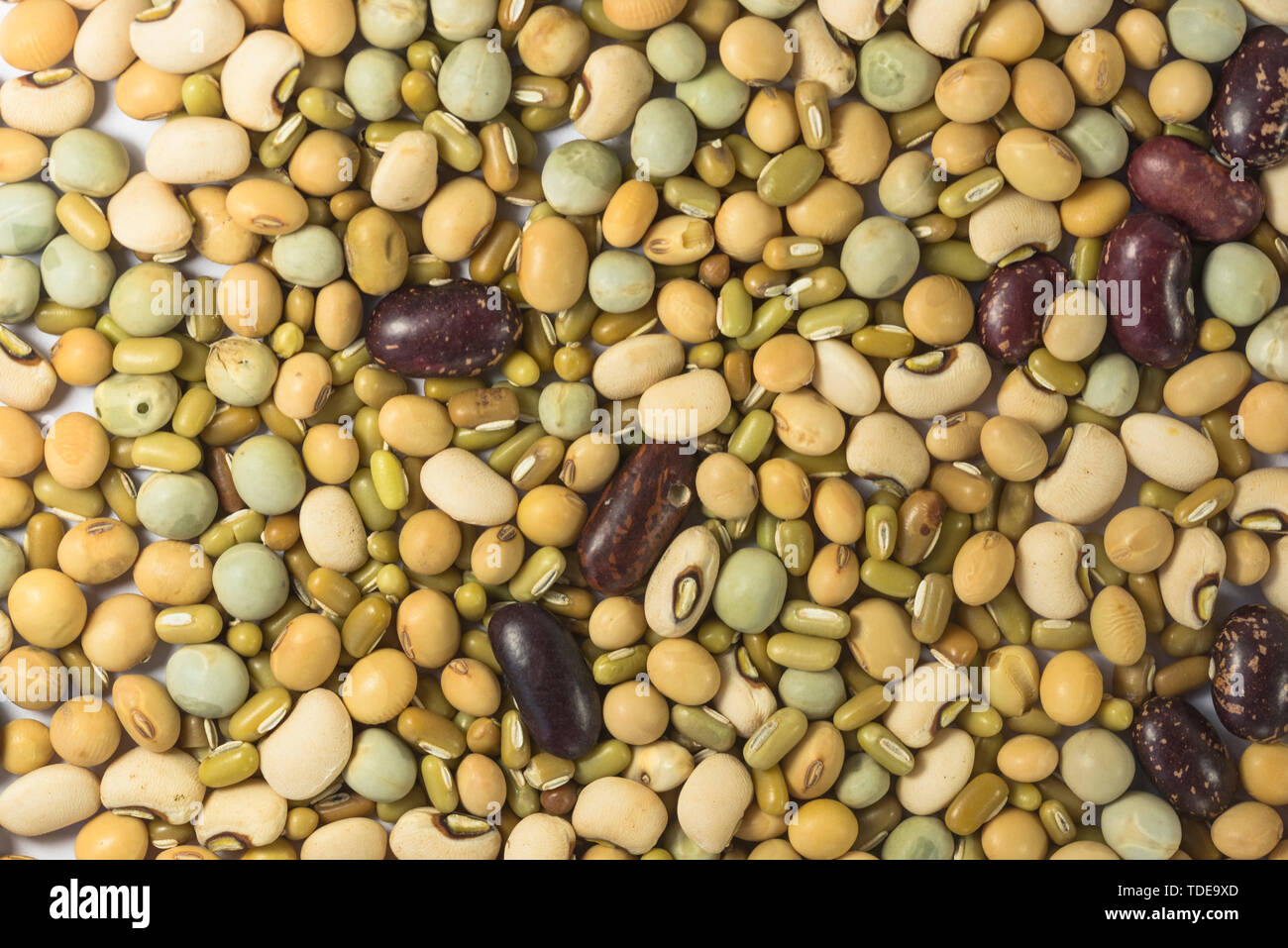 All kinds of beans mixed together Stock Photo - Alamy