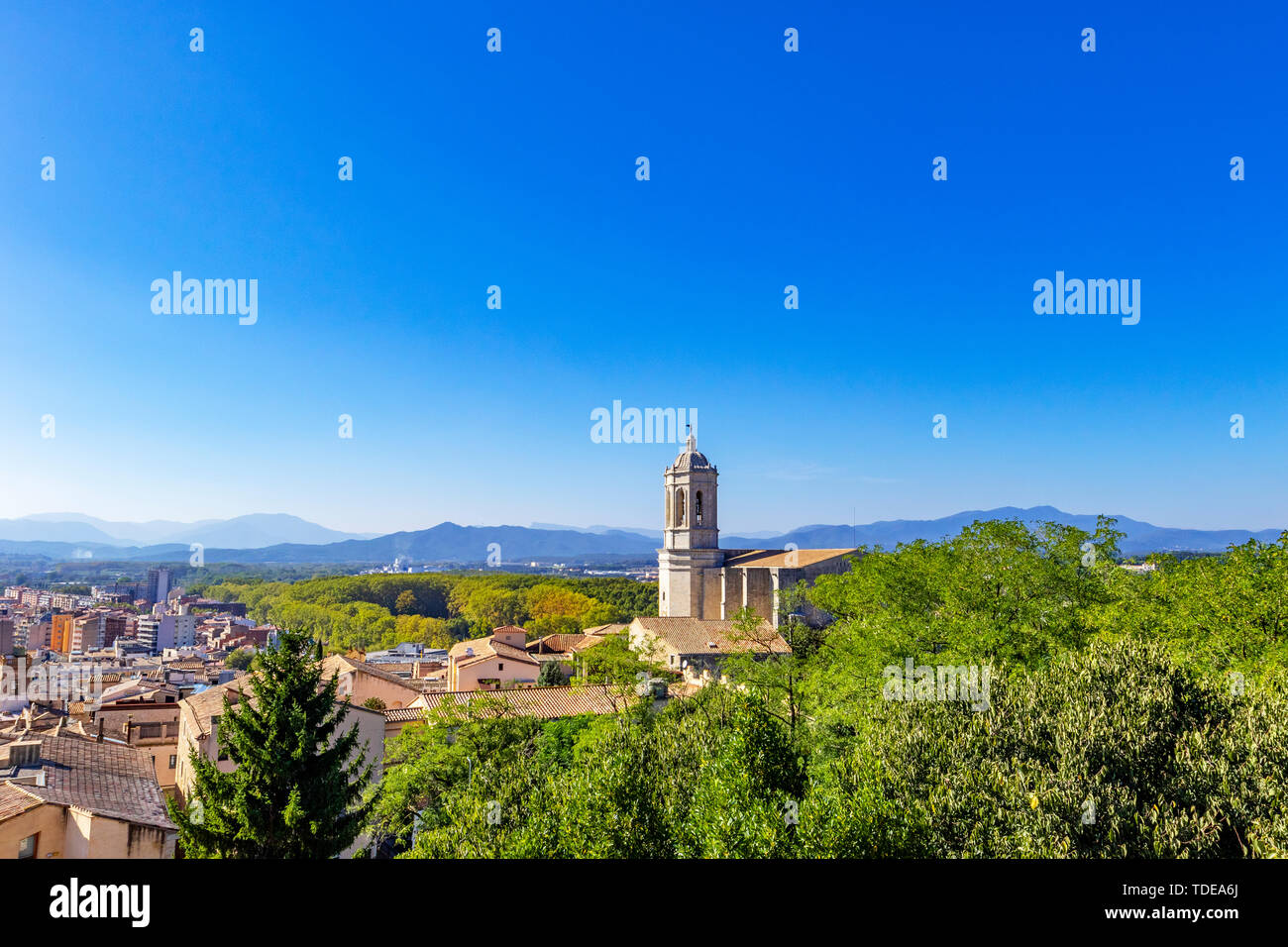 Girona Cathedral, also known as the Cathedral of Saint Mary of Girona ...